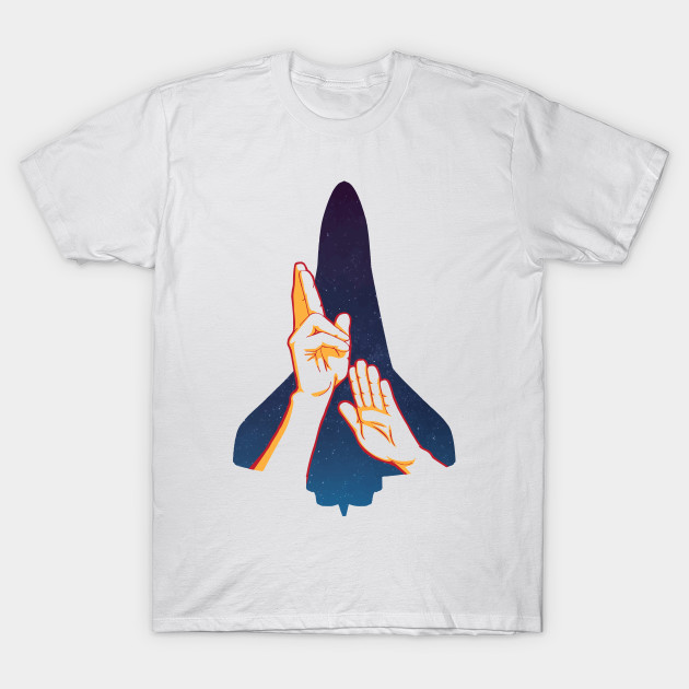Rocket Hands - Deaf Culture - T-Shirt | TeePublic