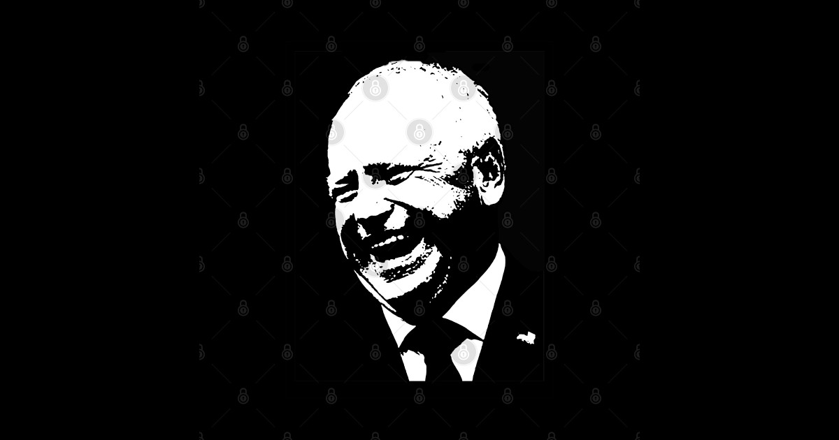Tim Walz - Joyful Warrior - White on Black - Tim Walz - Sticker | TeePublic