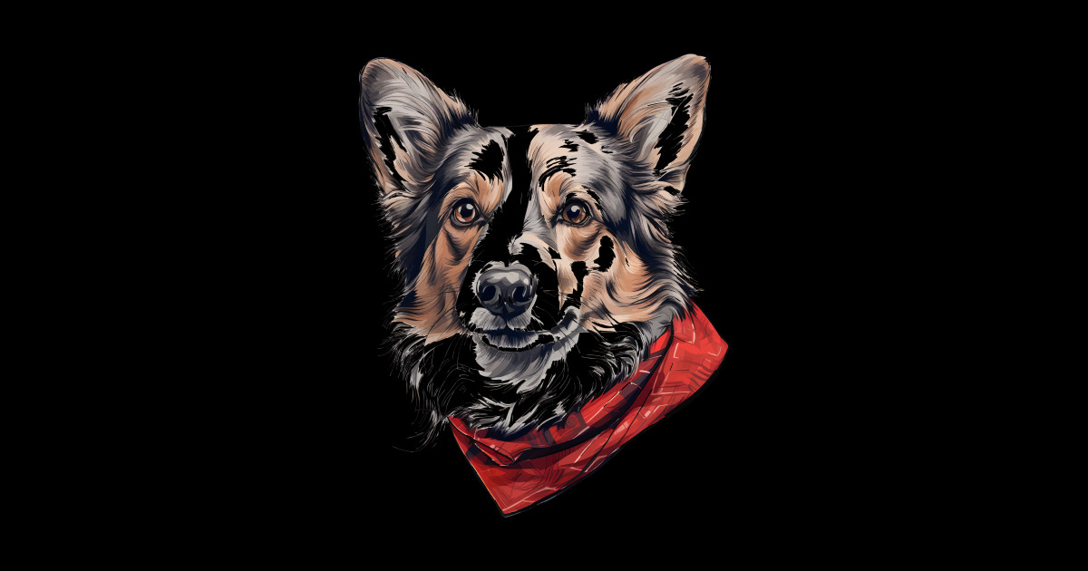 Fancy Corgi - Cute Corgi Dog - Sticker | TeePublic