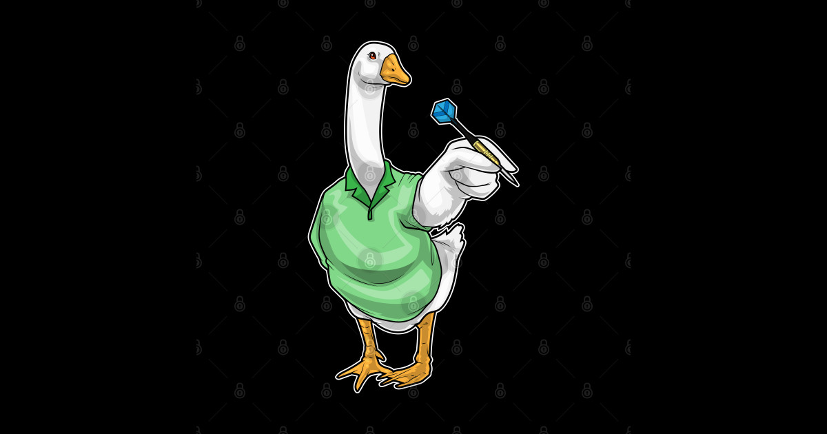 Duck Darts Dart - Darts - Sticker | TeePublic