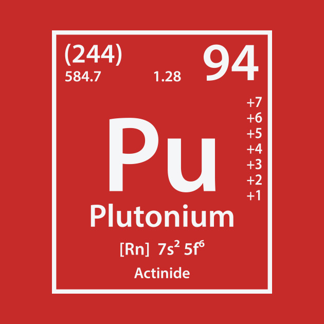 Plutonium Element - Plutonium - T-Shirt | TeePublic