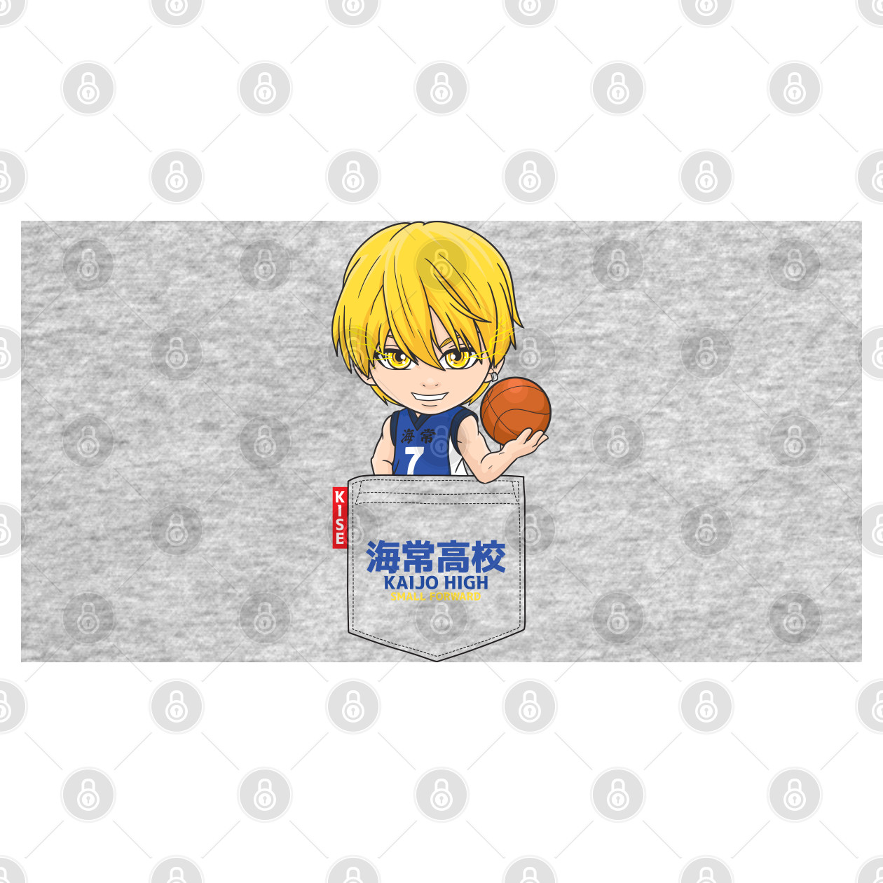 Ryota Kise Pocket Chibi - Ryota Kise Kuroko No Basket - T-Shirt | TeePublic