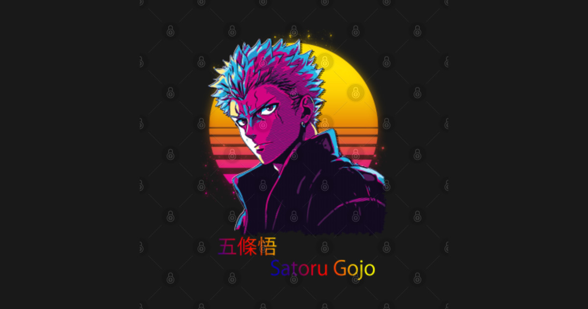Satoru Gojo Retro - Satoru Gojo - T-Shirt | TeePublic