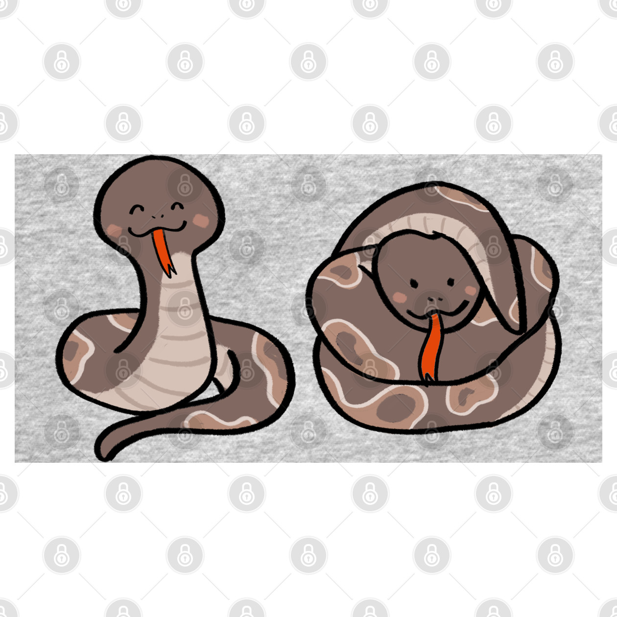 Cute ball python - Ball Python - T-Shirt | TeePublic