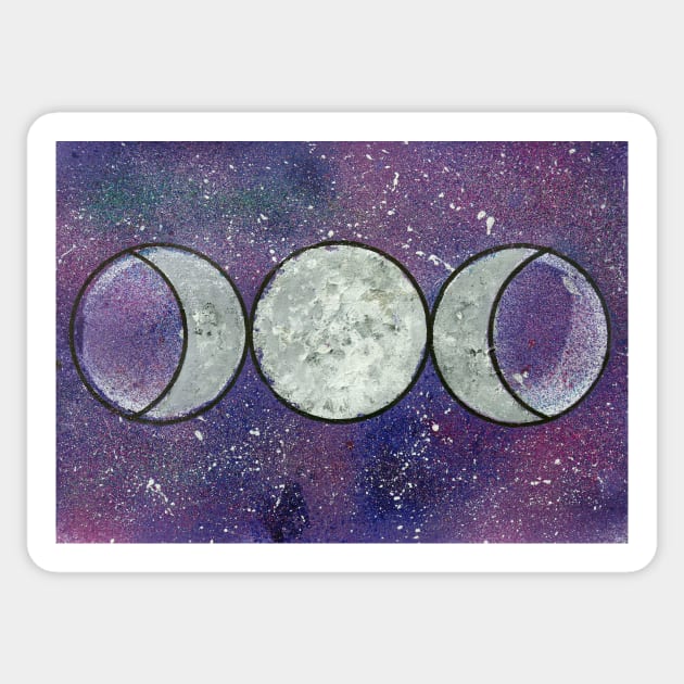Triple Moon - Goddess - Sticker | TeePublic