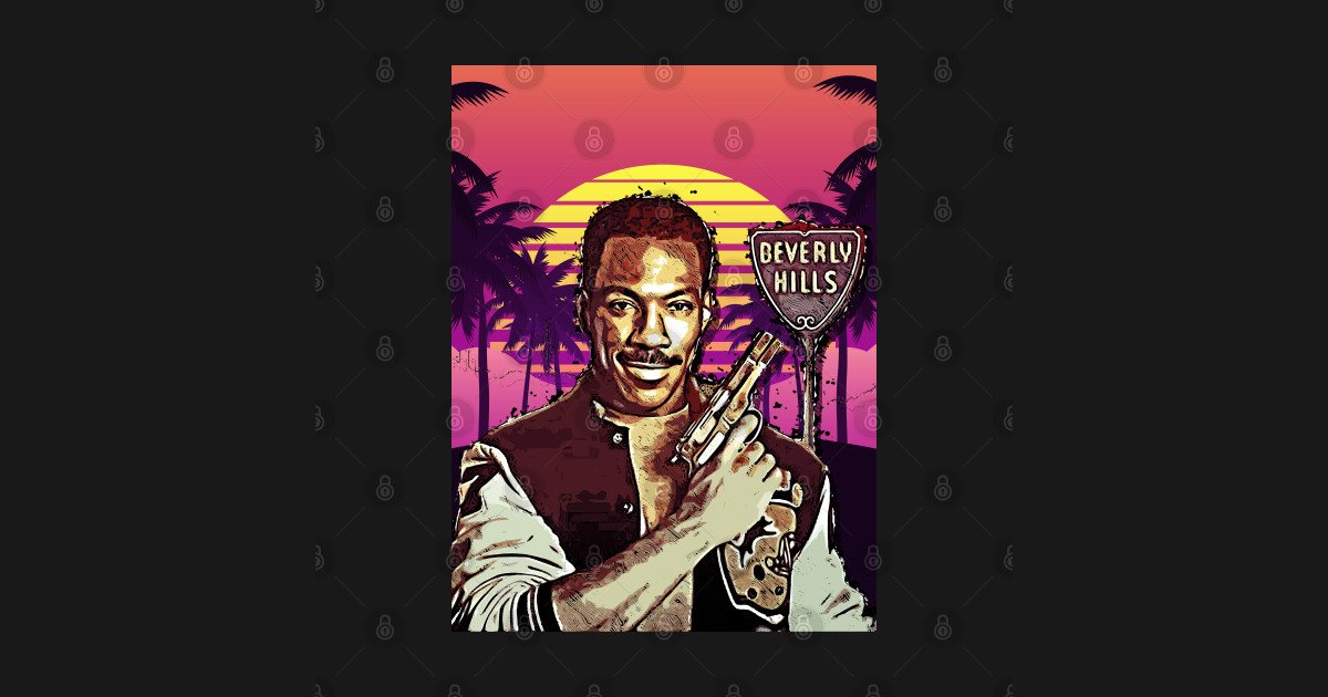 alex foley retro art - Beverly Hills Cop - T-Shirt | TeePublic