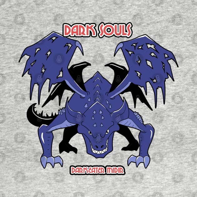 Darkeater Midir in Cuphead Style! - Midir - T-Shirt | TeePublic