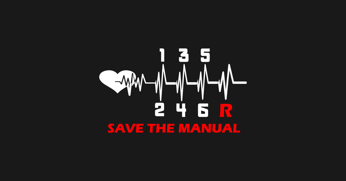 Save The Stick Manual Transmission Three Pedals Gift T- Manual ...