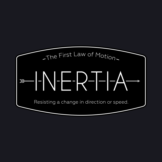 Inertia Logo - Newton - Baseball T-Shirt | TeePublic