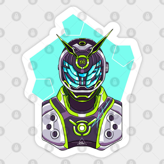 Rejoice Woz - Kamen Rider Woz - Sticker | TeePublic