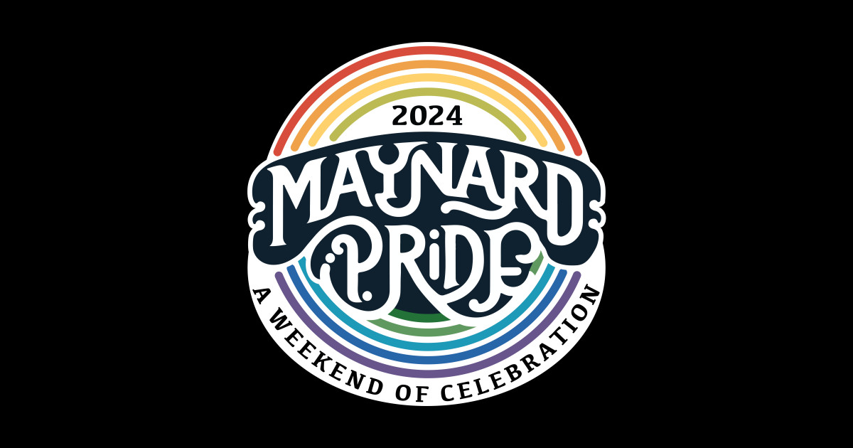 Maynard Pride 2024 logo - Maynardmapride - Magnet | TeePublic