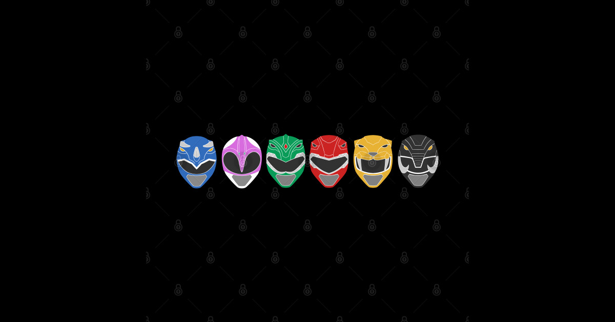 MMPR - Power Rangers - Sticker | TeePublic