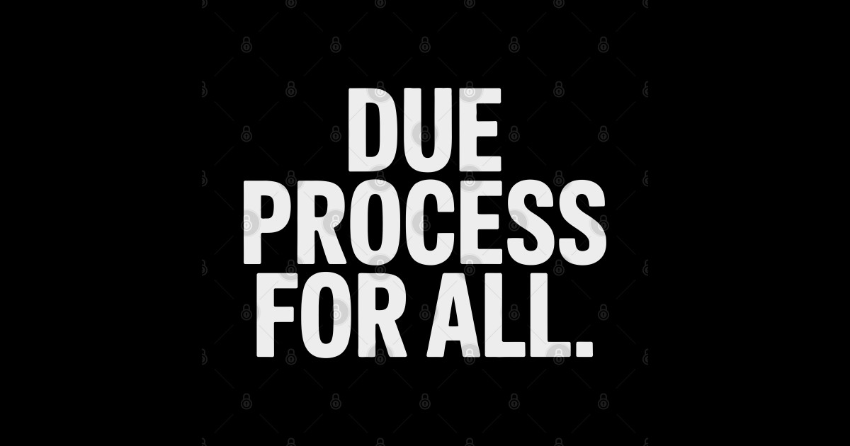 Due-Process-For-All - Due Process For All - Sticker | TeePublic
