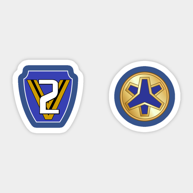 Lightspeed Rescue 2 Blue - Power Rangers - Sticker | TeePublic