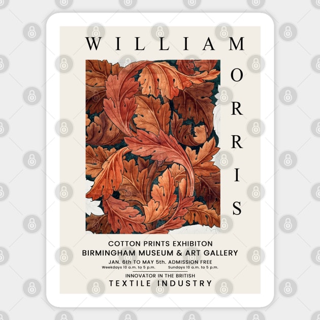 William Morris Exhibition Design, William Morris Acanthus Floral ...