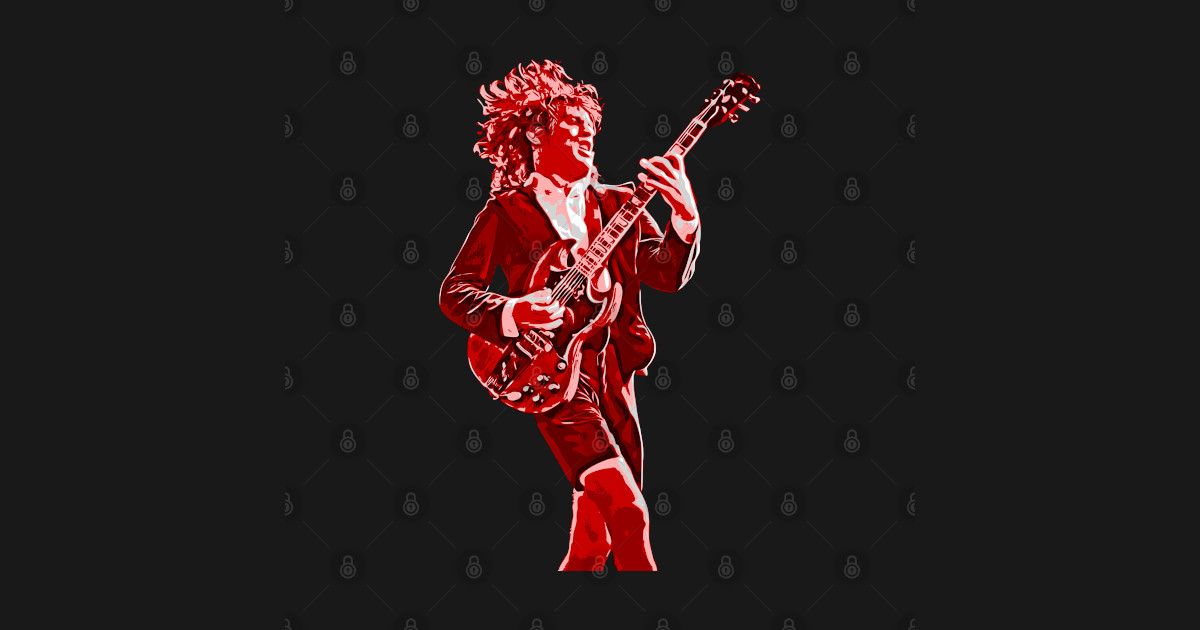 ANGUS YOUNG RHYTHM - Angus Young - T-Shirt | TeePublic