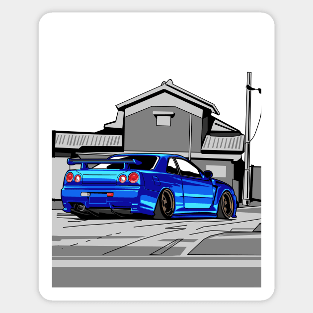 NISSAN skyline r34 gtr godzilla jdm japan paul walker fast and furious ...