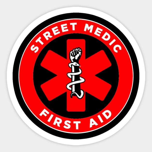 Street Medic First Aid - Street Medic - Sticker | TeePublic