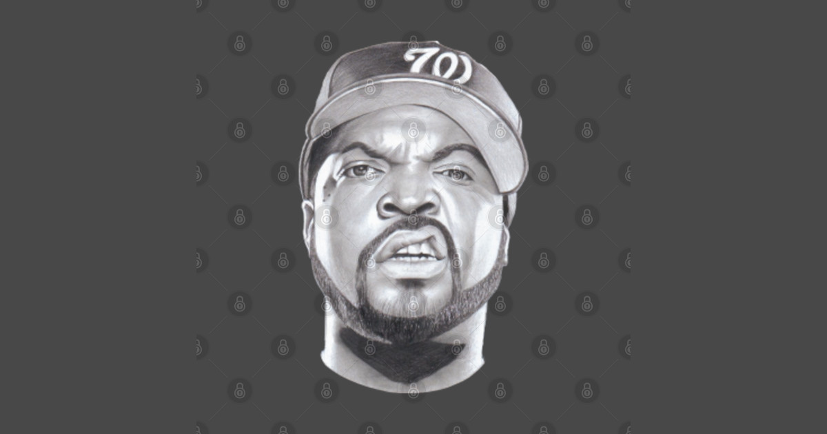 Ice Cube rapper and aktor - Ice Cube - T-Shirt | TeePublic