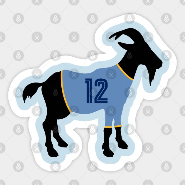 Ja GOAT - Ja Morant - Sticker | TeePublic