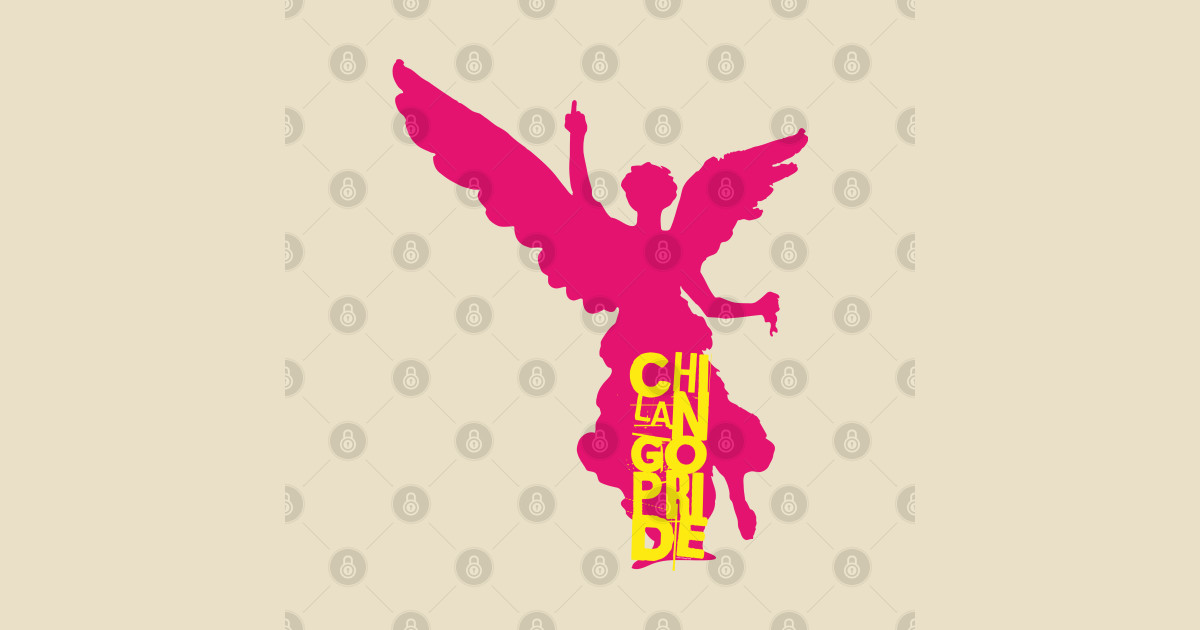 Chilango Pride Logo Pink Attitude Version - Mexico City - T-Shirt ...