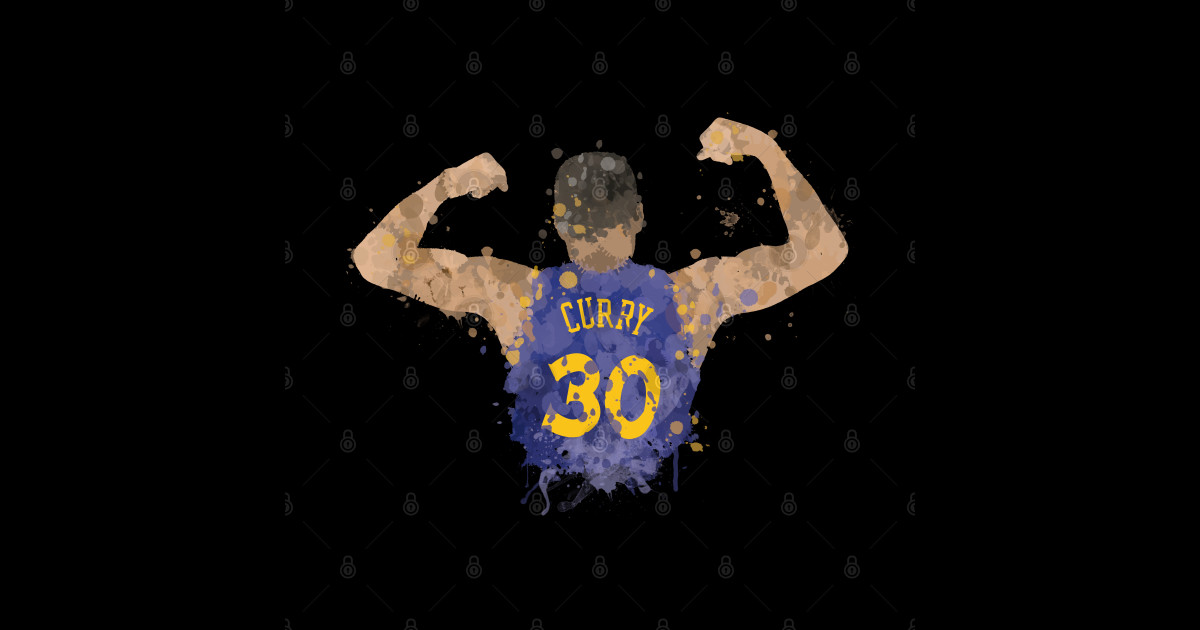 Steph Curry Paint Splatter Art - Steph Curry - Tapestry | TeePublic