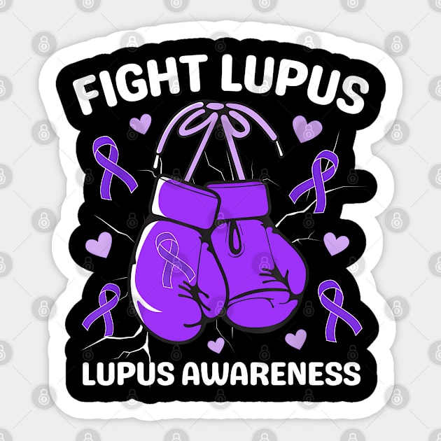Fight Lupus Awareness - Lupus Awareness - Sticker | TeePublic