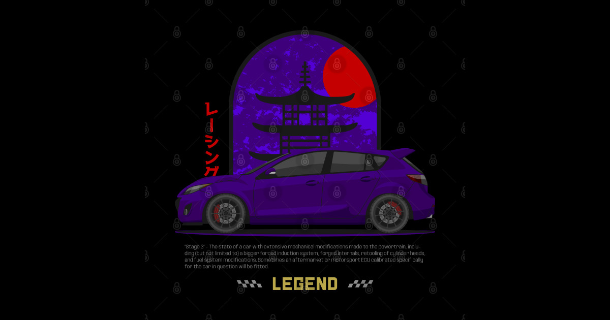 Tuner Purple 3 MPS JDM - Mps - Sticker | TeePublic
