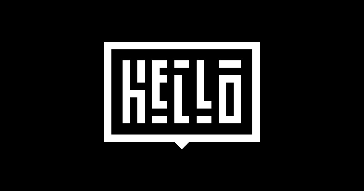 Hello WHT - Hello - Sticker | TeePublic