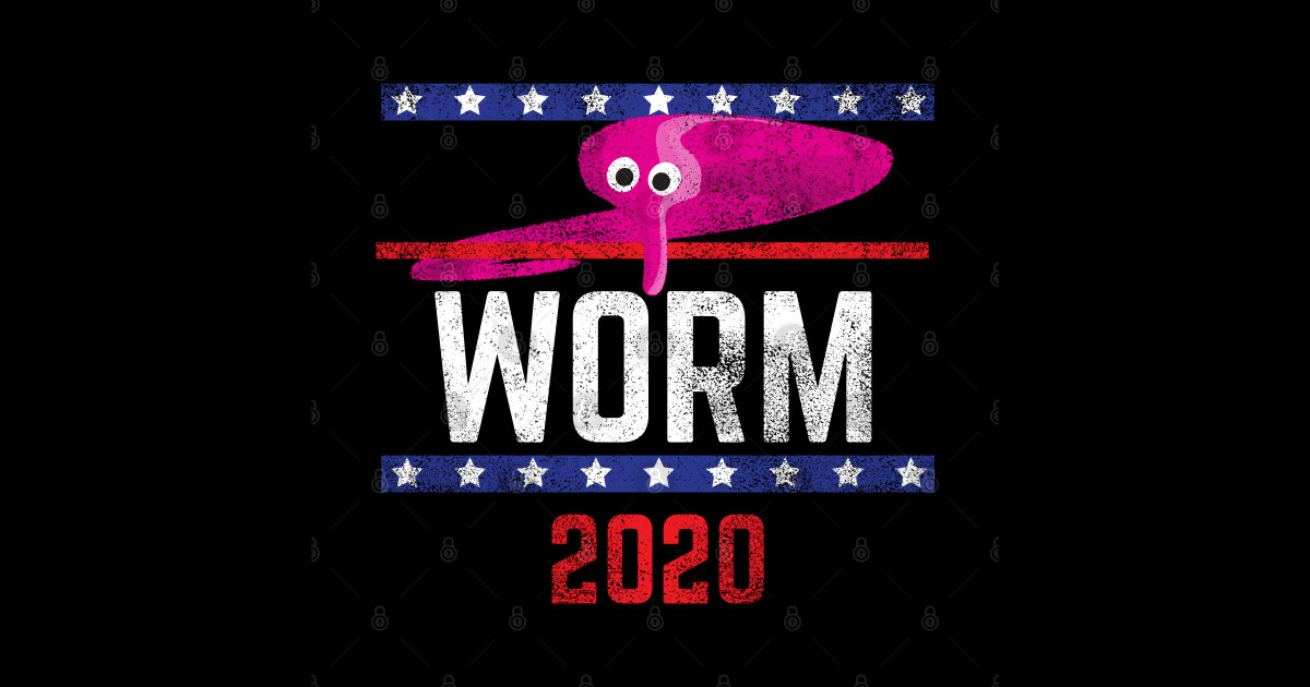 Magic Worm On A String Meme Pink Worm 2020 for President - Worm On A ...