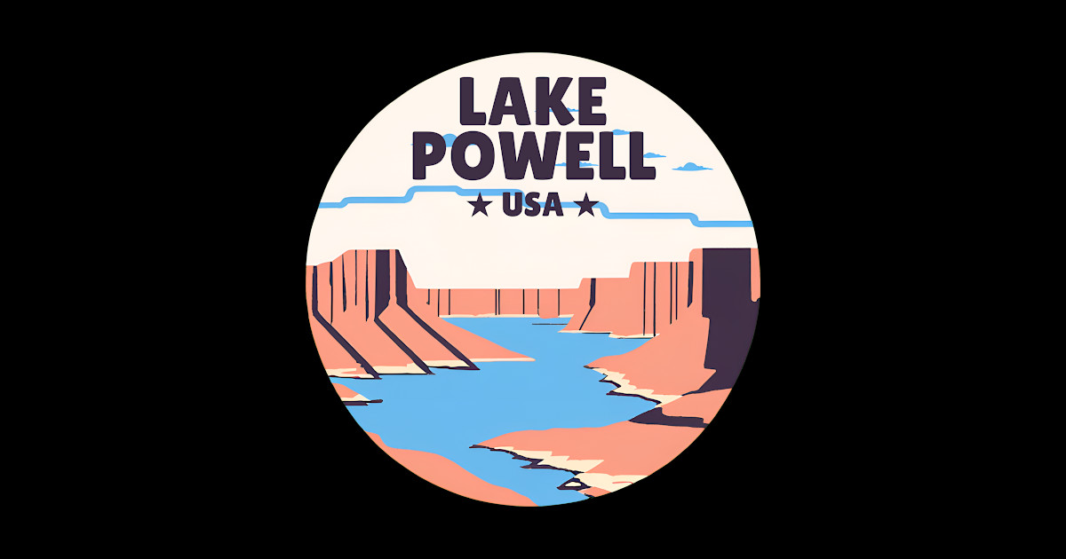Lake Powell, USA - Lake Powell - Sticker | TeePublic