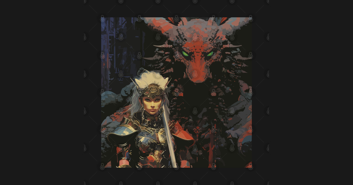 Dark Aztec Dragon Warrior - Aztec Warrior - T-Shirt | TeePublic