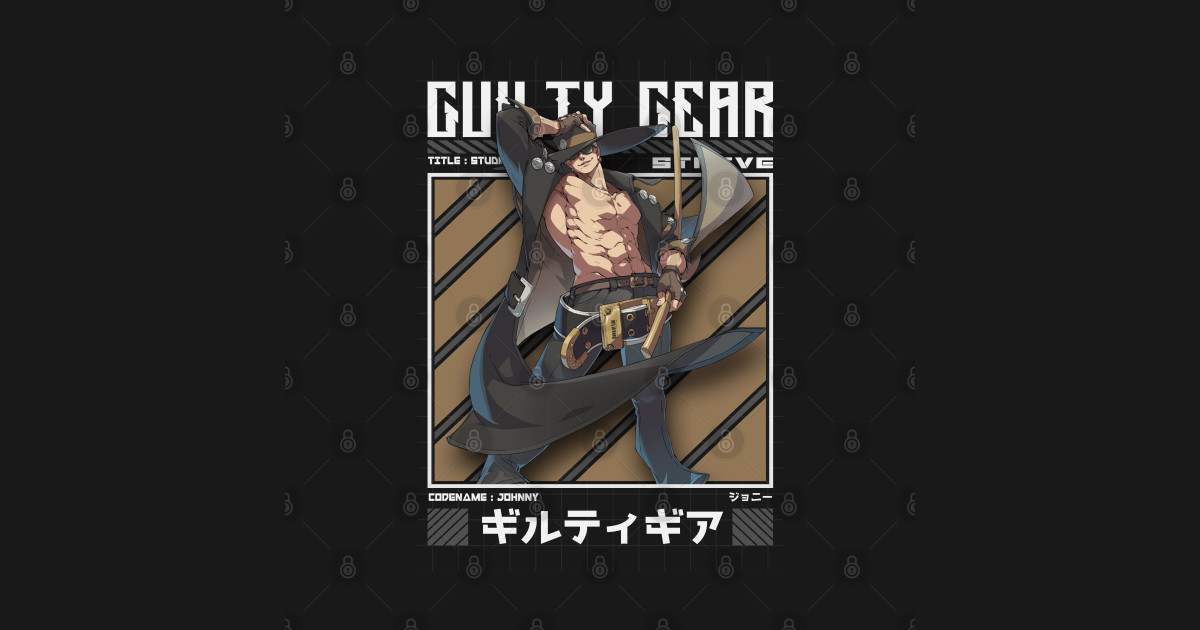 Johnny - Guilty Gear Strive - Guilty Gear Strive - T-Shirt | TeePublic