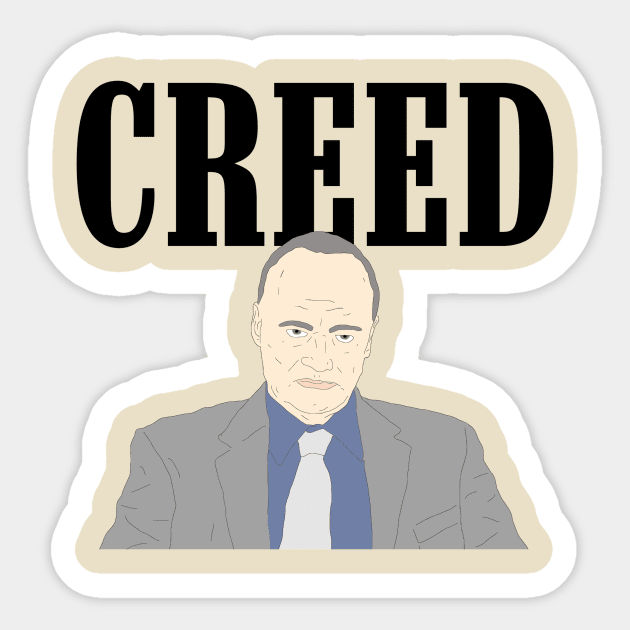 Creed - The Office - Sticker | TeePublic