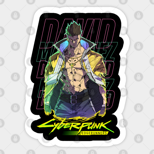 Cyberpunk Edgerunners David - Cyberpunk Edgerunners David - Sticker ...