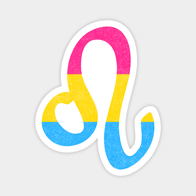 Pansexual Leo Pride Flag Zodiac Sign Leo Magnet Teepublic