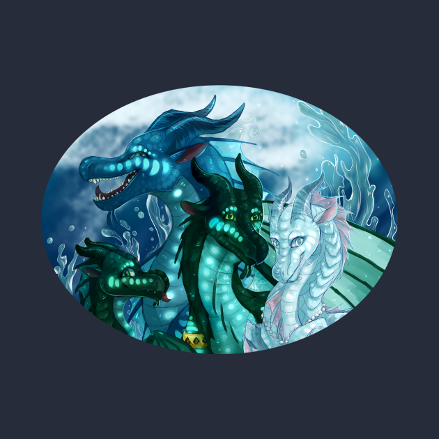 Wings of Fire - Royal SeaWings - Auklet, Tsunami, Turtle, Anemone ...