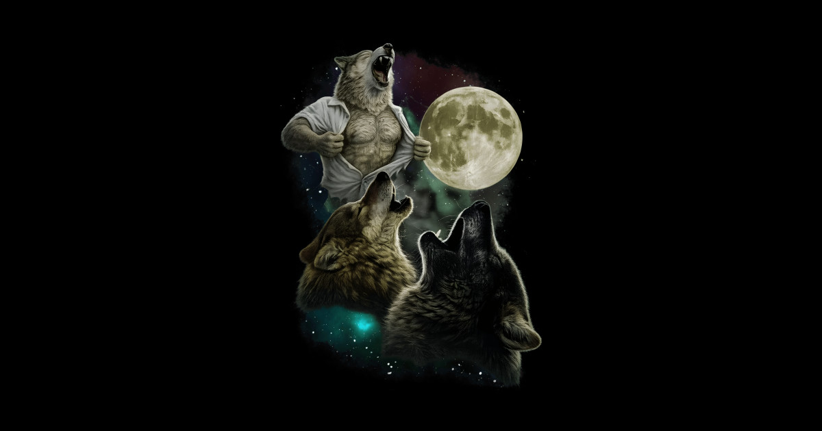 Werewolf Ripping Meme Wolf Alpha Wolf Moon Horror Fantasy Art ...