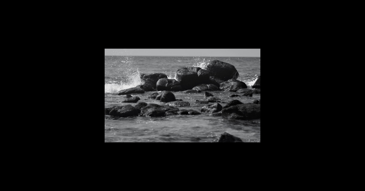 Splash on the rocks - Rocks - Sticker | TeePublic