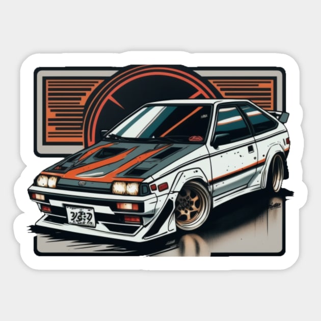AE86 - Toyota Ae86 - Sticker | TeePublic