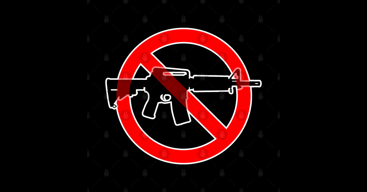 Ban Assault Weapons - Circle Slash - Ban Assault Weapons - Sticker ...