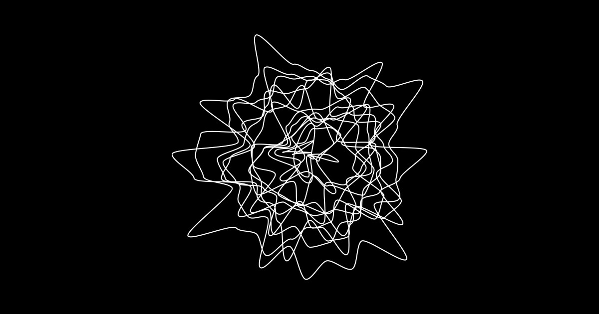 distorted lines design - Distorted Lines Design - Sticker | TeePublic