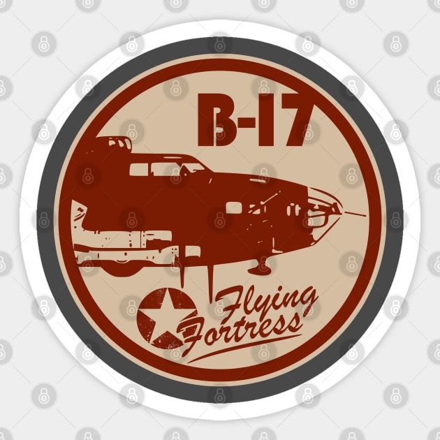 B-17 Flying Fortress - Air Force - Sticker | TeePublic