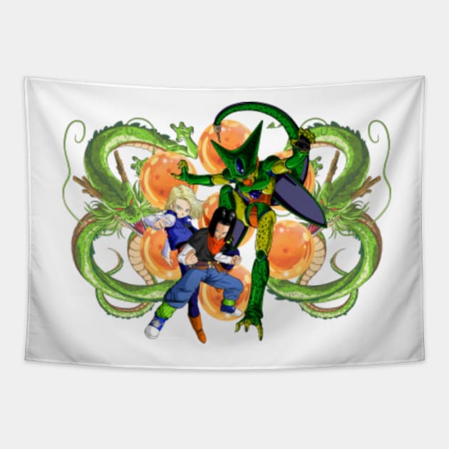 DBZ - Vegeta - Popo - Tapestry | TeePublic