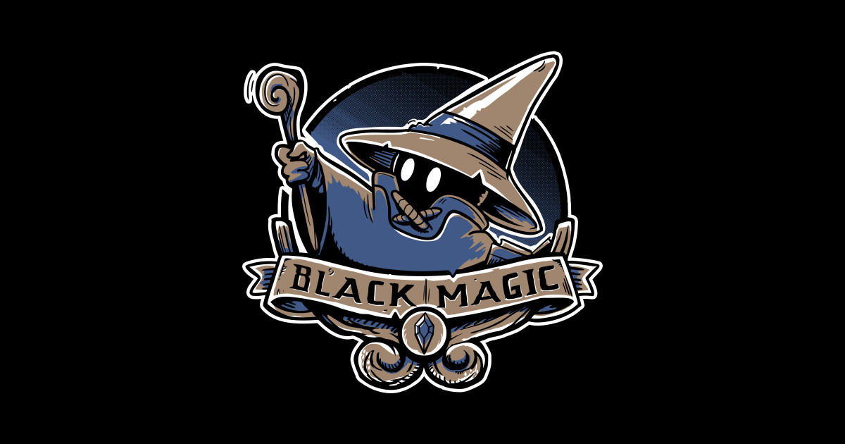 Black Magic - Black Mage - Sticker | TeePublic