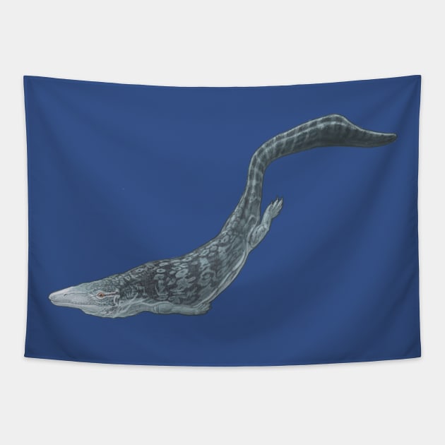 Dallasaurus turneri - Reptile - Tapestry | TeePublic