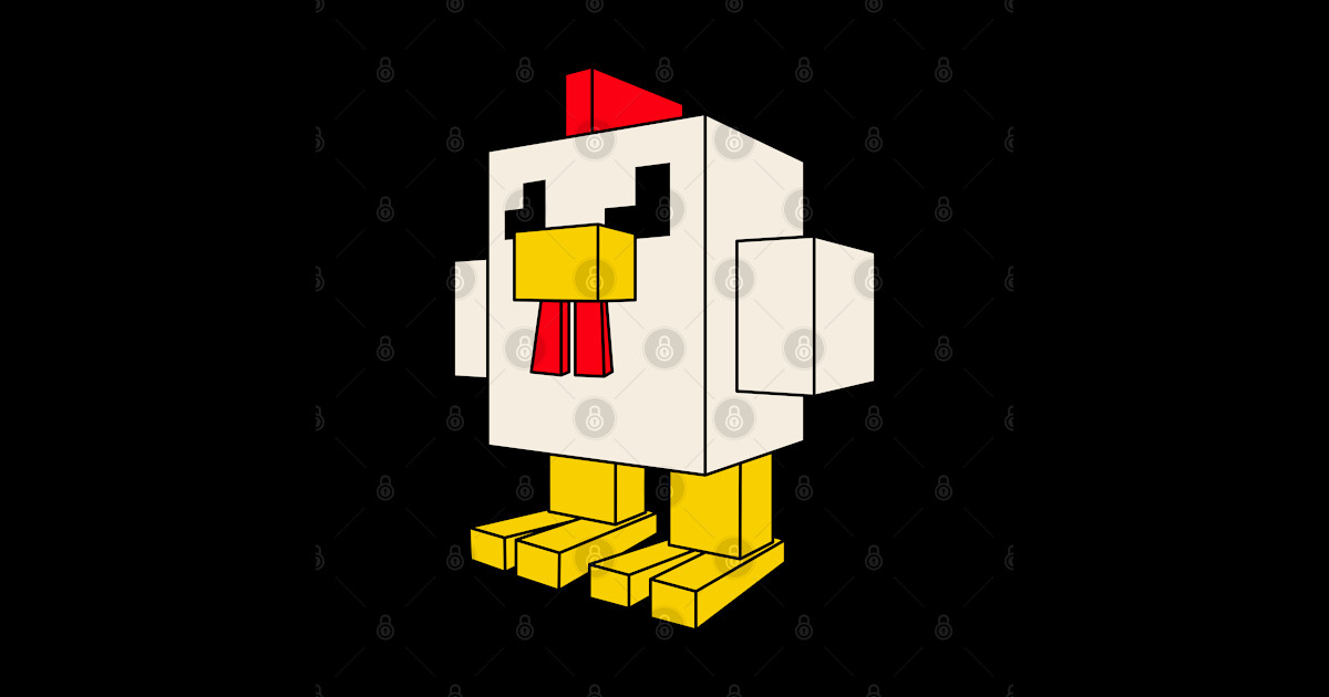 Minecraft Chicken - Minecraft - Sticker | TeePublic