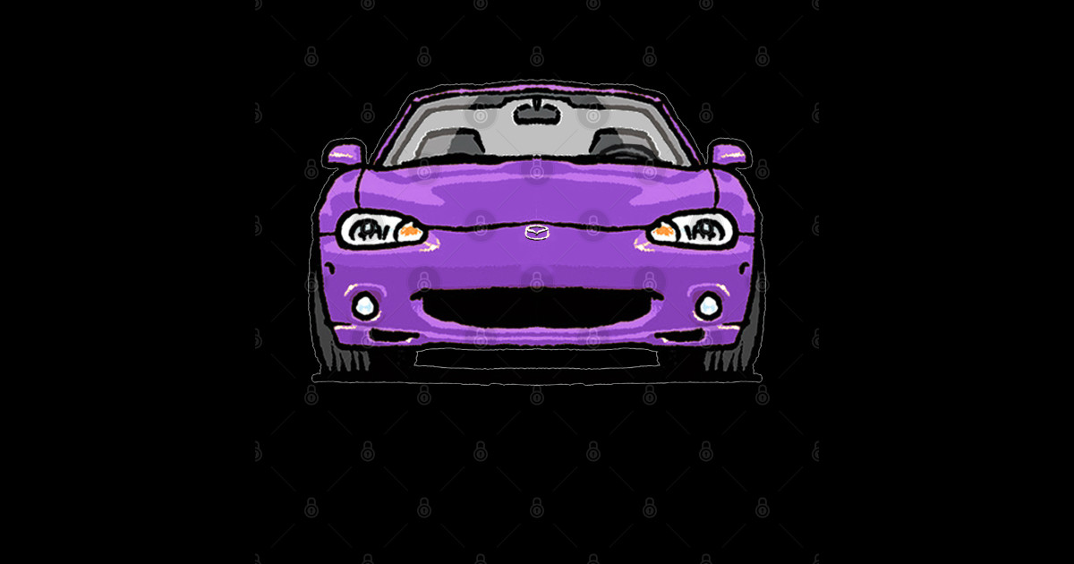 MX5 Miata NB Purple - Mx5 Miata - Posters and Art Prints | TeePublic