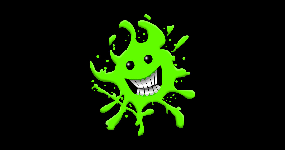 Slimy Smile - Smiley Face - Sticker | TeePublic