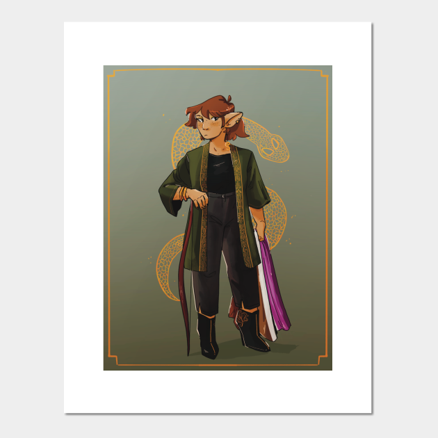 The Lady Snake - Naddpod - Posters and Art Prints | TeePublic